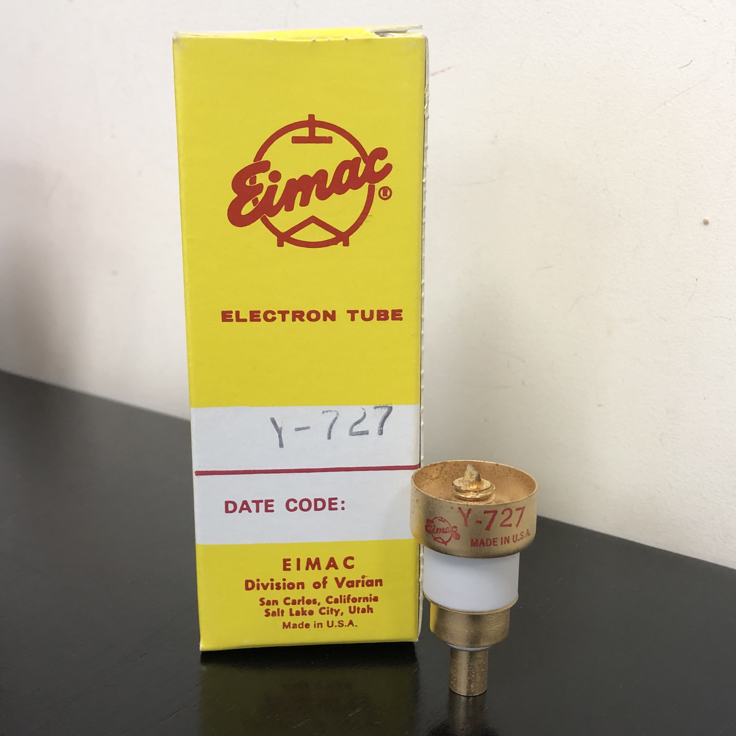 Y-727 EIMAC NEW BOXED TUBE | eBay