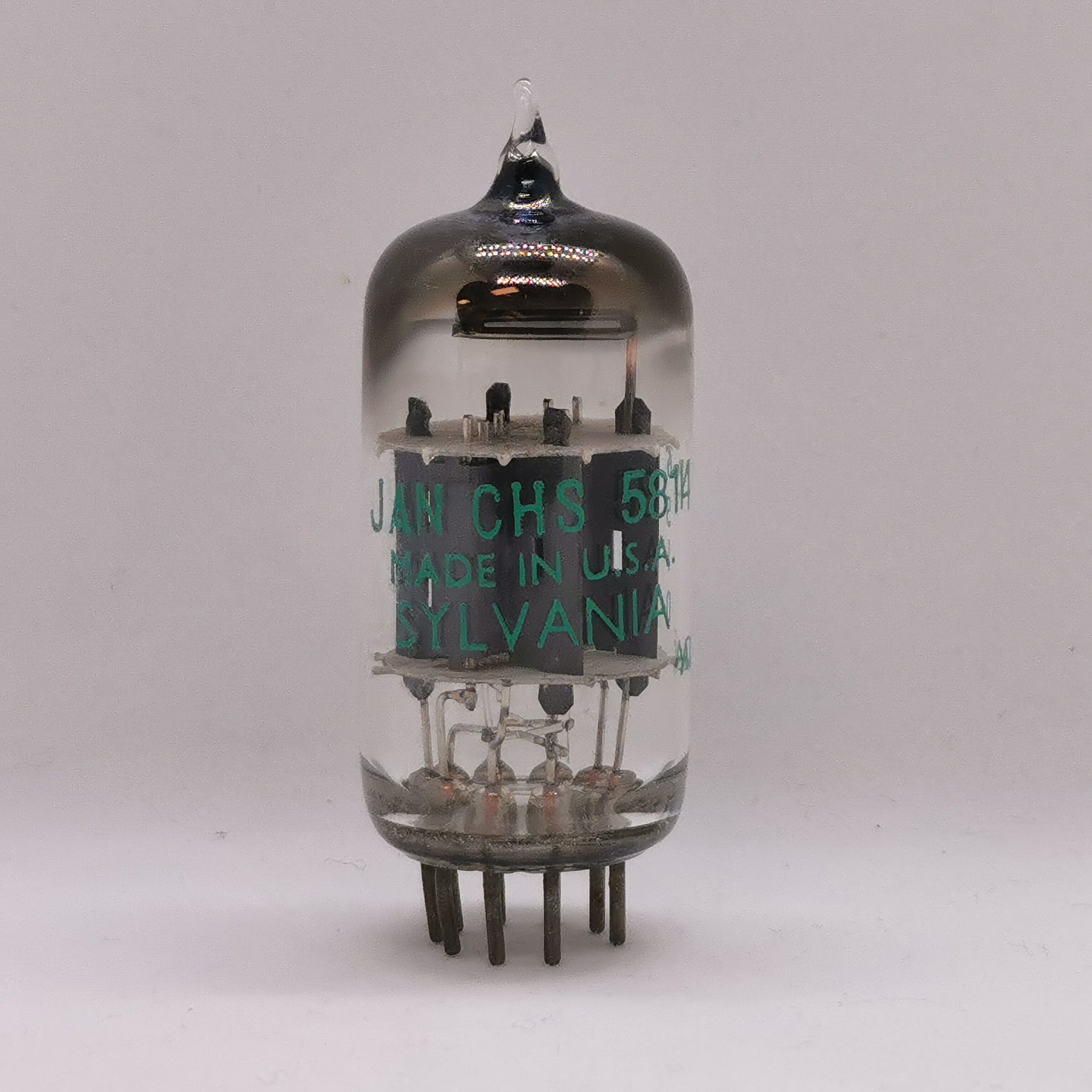 5814 JAN CHS SYLVANIA 12AU7 ECC82 NOS VALVE TUBE - Langrex