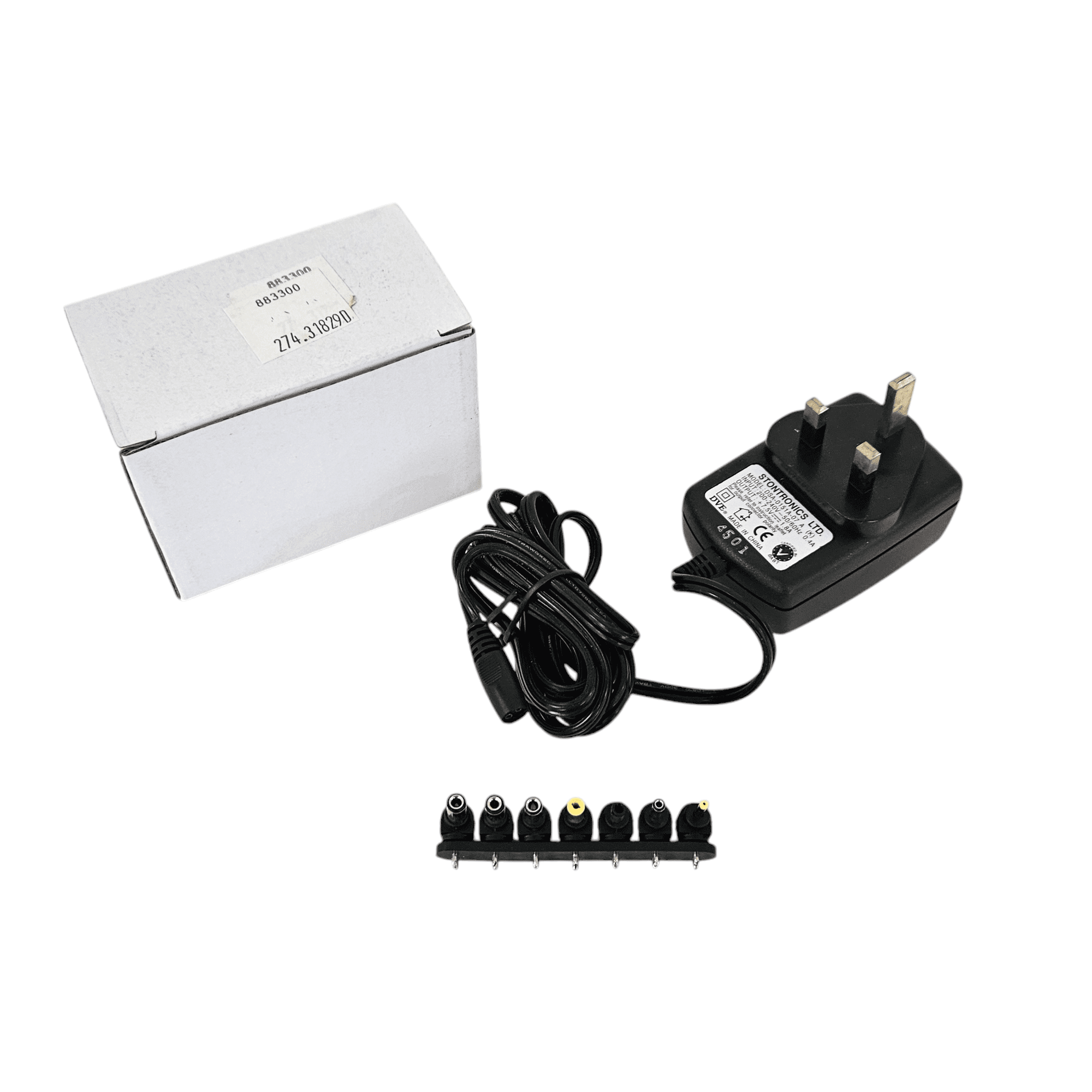STONTRONICS AC POWER ADAPTER DSA-0151A-07 7.5 VOLT 1.8 AMP - Langrex